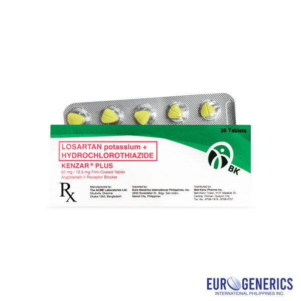 Kenzar ® Plus 50/12.5 mg – Eurogenerics