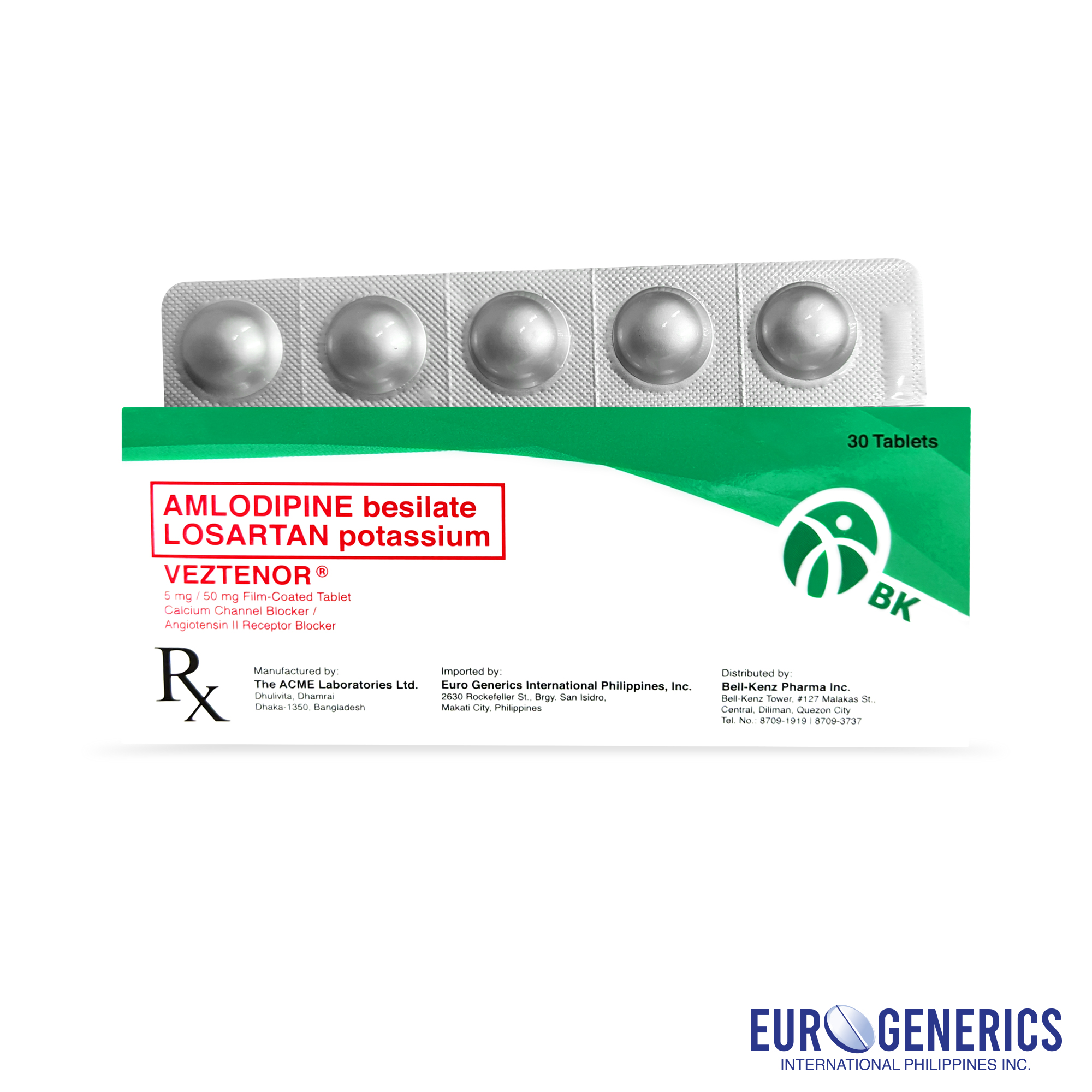 Veztenor ® 5/50 mg – Eurogenerics